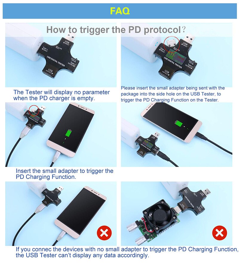 12 in 1 IPS USB tester DC Digital voltmeter voltag... – Vicedeal