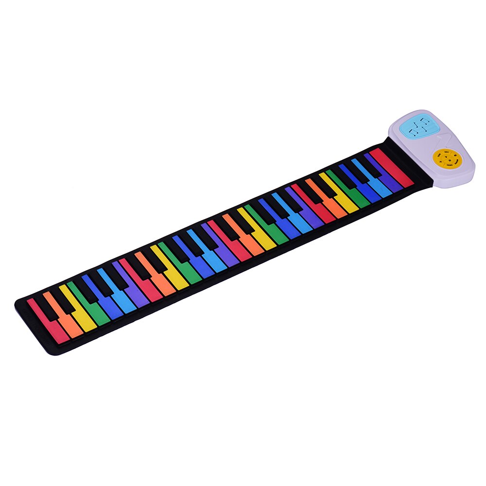 49 Keys Roll-Up Piano Children Electronic Keyboard... – Grandado