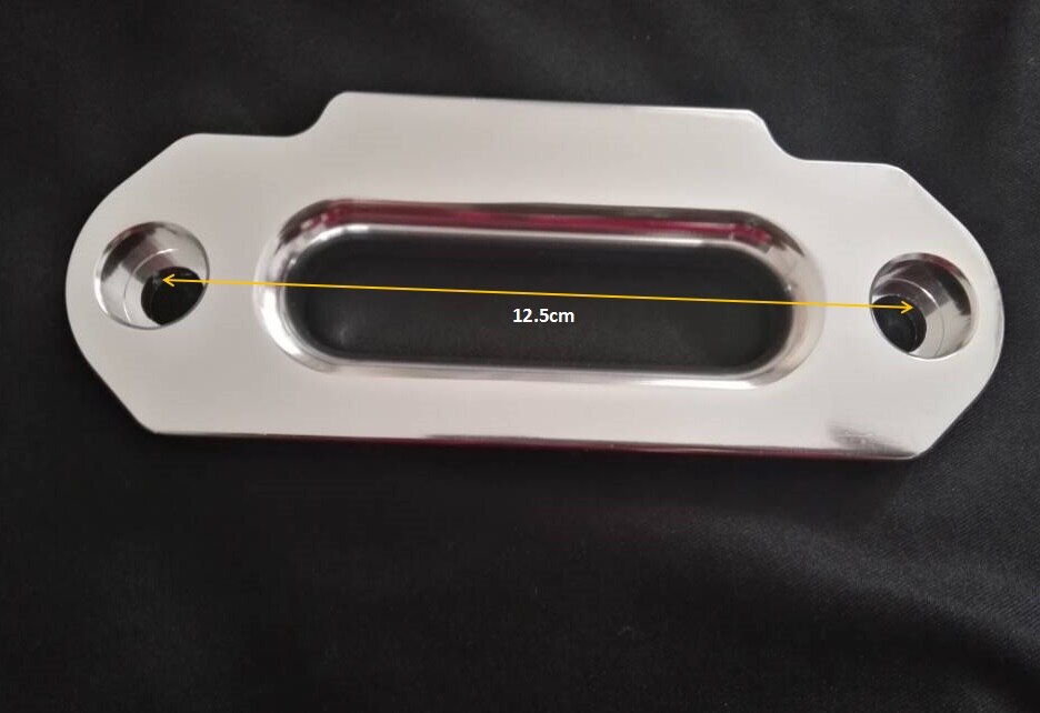 Silver 4000lbs Synthetic Winch Rope Fairlead ,Alum... – Vicedeal