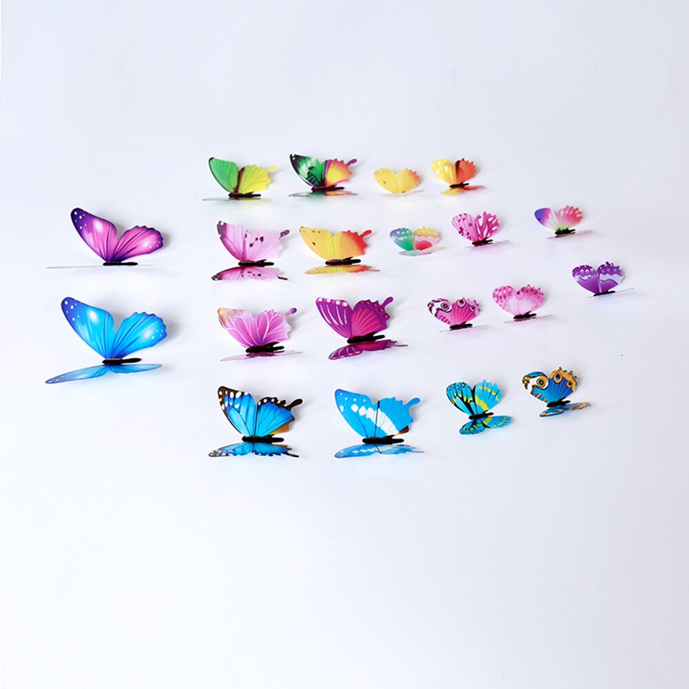 12 Stks/set Lichtgevende Vlinder Muursticker Woonk... – Grandado