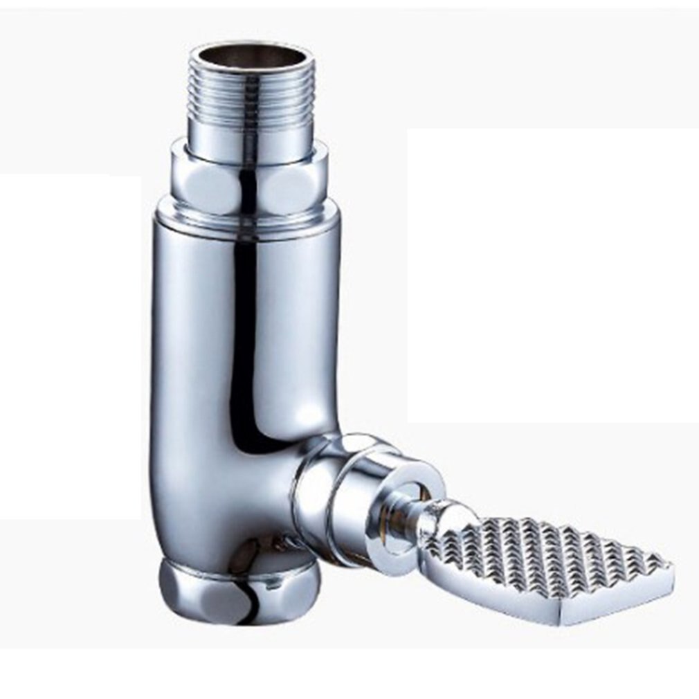 Copper Delay Valve Stool Flushing Valve Foot-press... – Grandado