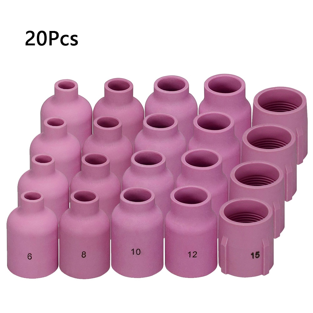 20Pcs TIG Welding Large Gas Lens Ceramic Cup 57N75... – Grandado