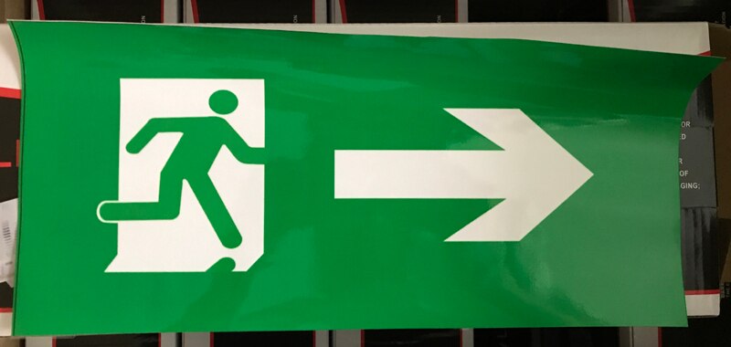 DENOLITE AC85-265V Wall Mounted Led EXIT Emergency... – Vicedeal