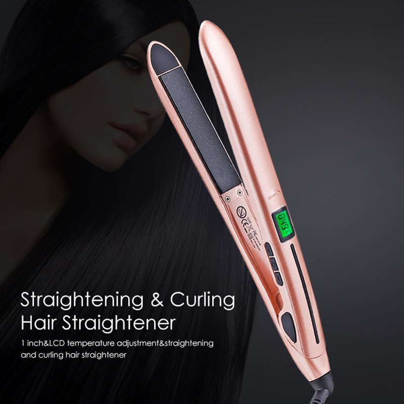 Hair straightener LED thermostat splint 2-in-1 hai... – Vicedeal