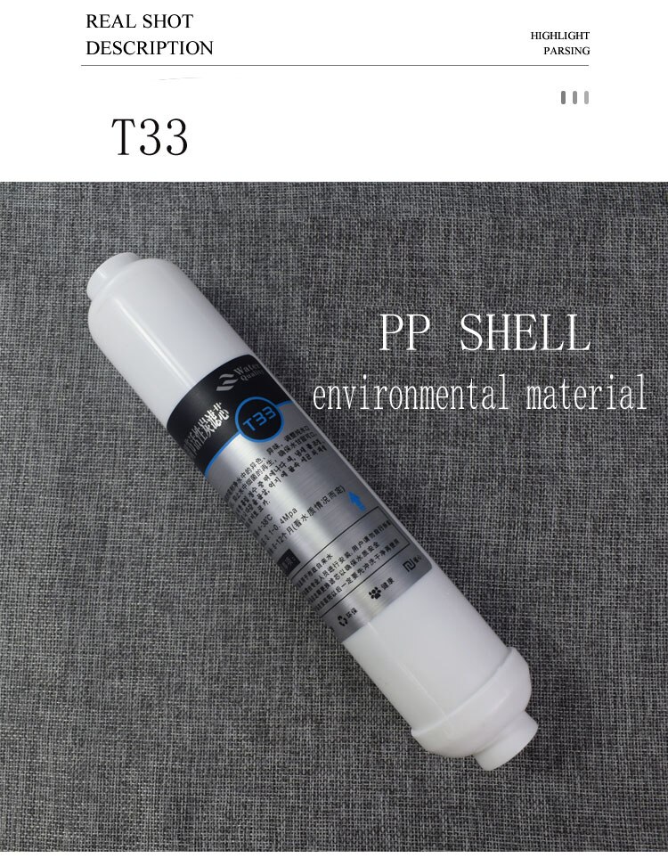 Filtro de carbón activo T33 – Grandado