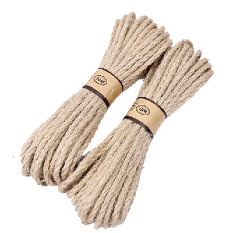 10M Twisted Jute Jute Twine Home Decor Kat Touw Di... – Vicedeal