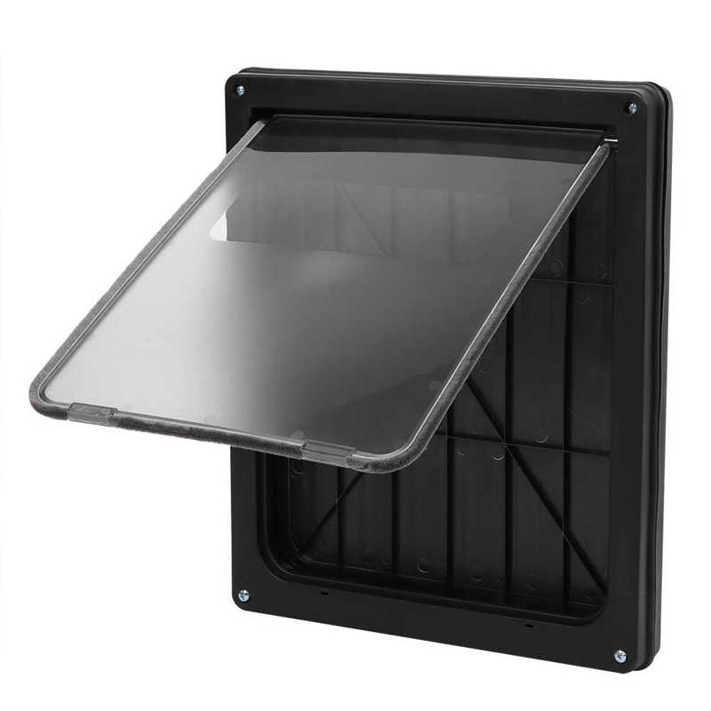 Pet Enter Out Door Safe Door Lockable Dog Cat Door... – Grandado