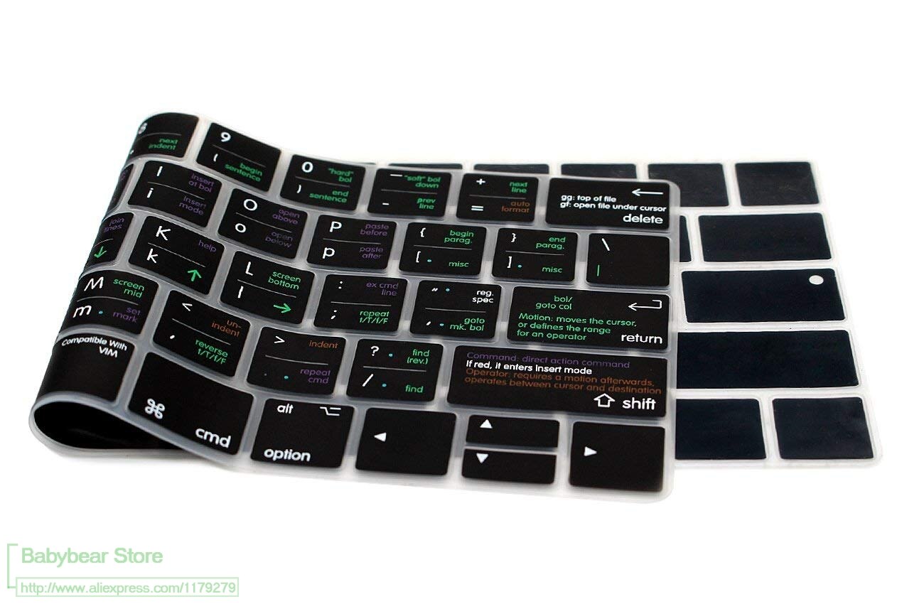VIM/VI key Functional Shortcut Silicone Keyboard C... – Grandado