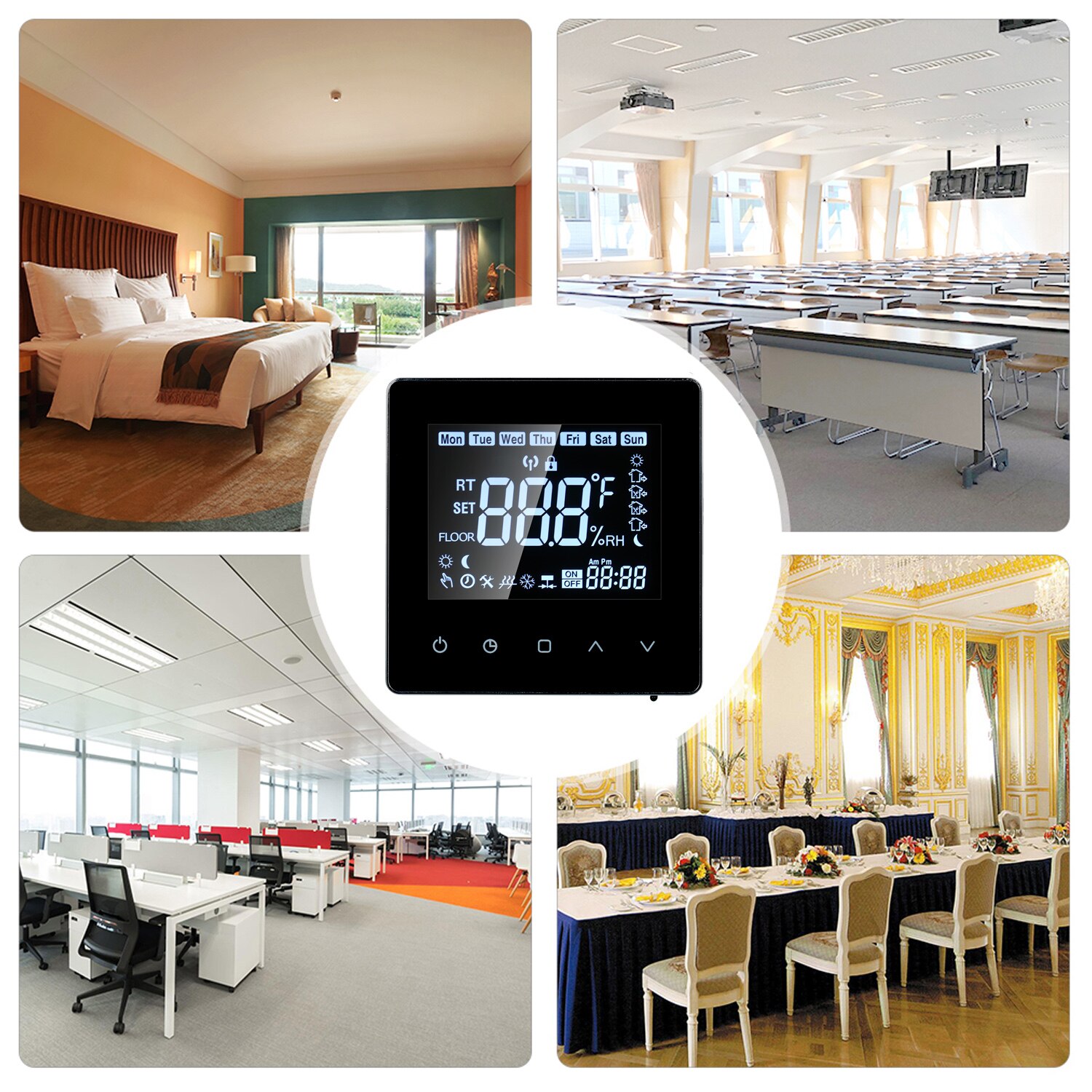 wifi Smart Thermostat for Gas Boiler Heating Therm... – Grandado