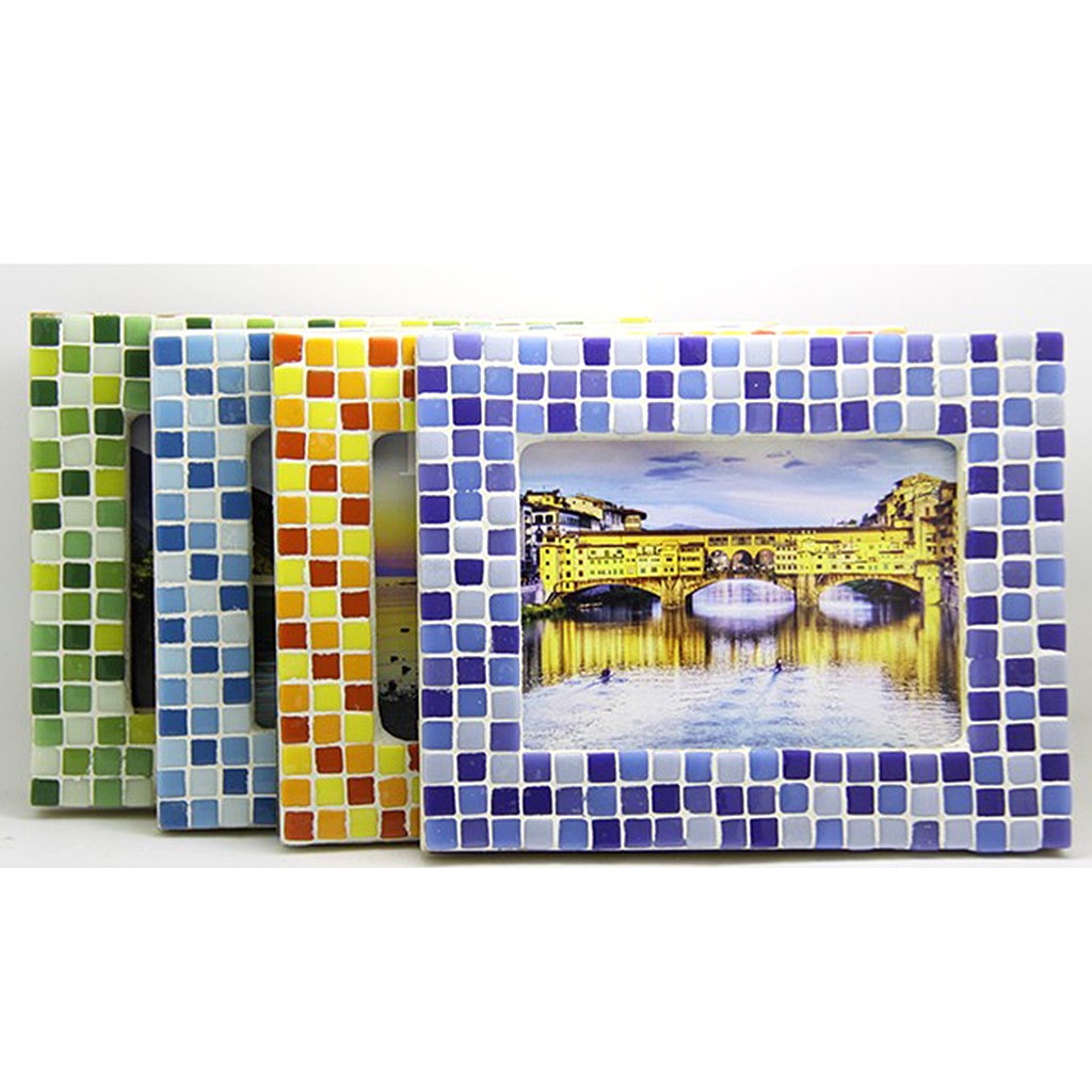 100g Colorful Round Clear Glass Mosaic Tiles Vitre... – Grandado