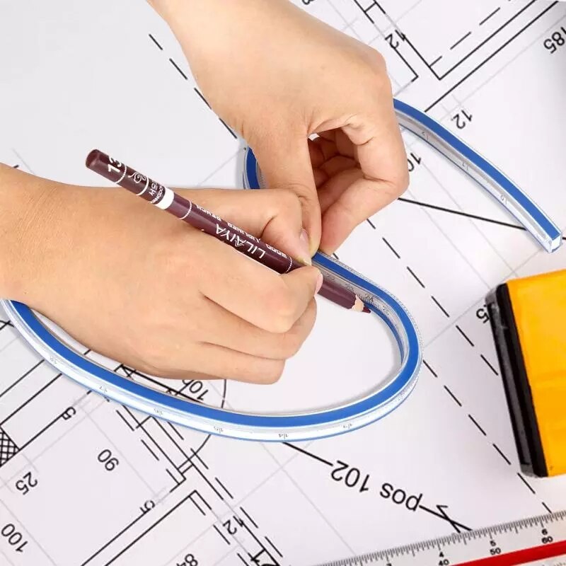 1PCS Flexible Measuring Ruler 60CM Soft Curve Rule... – Grandado