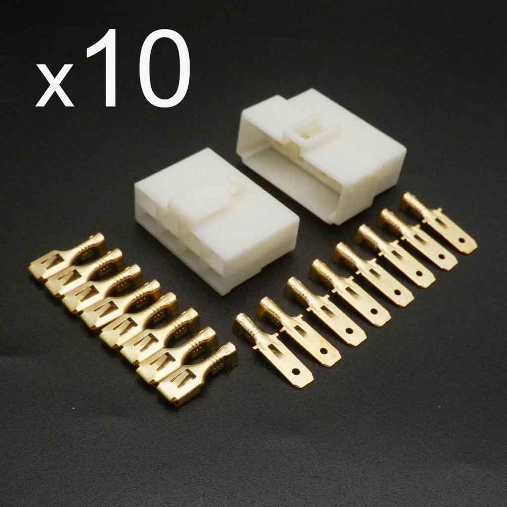 10 Pieces/lot 1 2 3 4 6 8 Way 6.3mm Electrical Mul... – Vicedeal