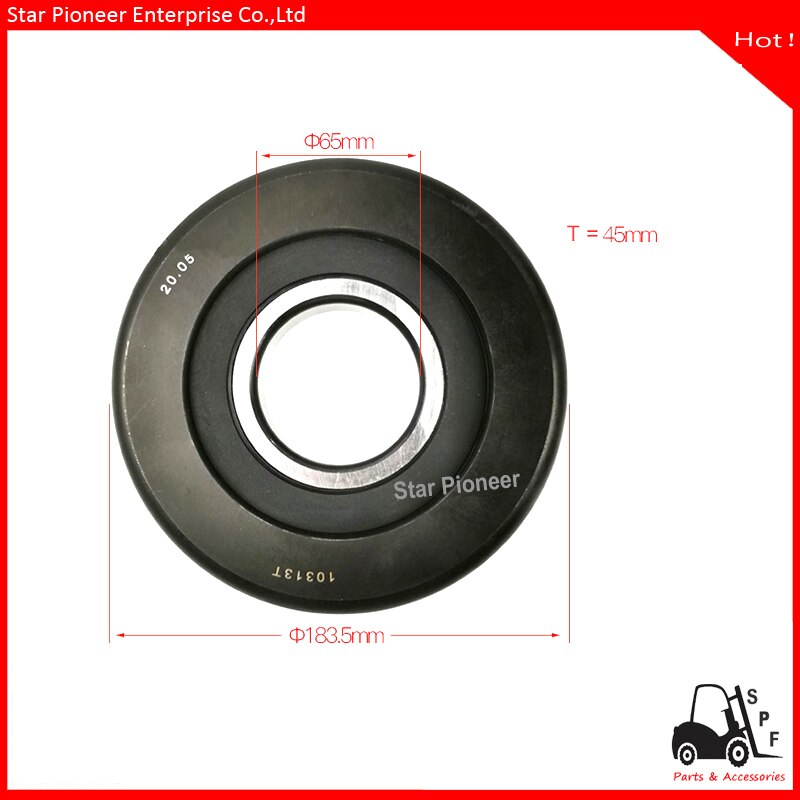 Forklift parts mast bearing mast roller 183.5x65x4... – Grandado