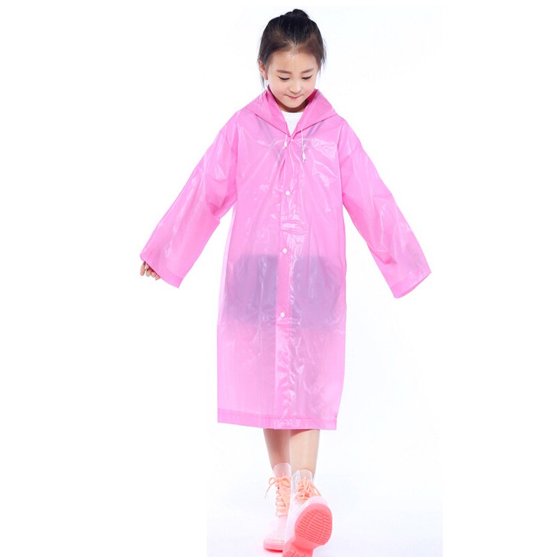 EVA Transparent Waterproof Kids Raincoat For Child... – Vicedeal