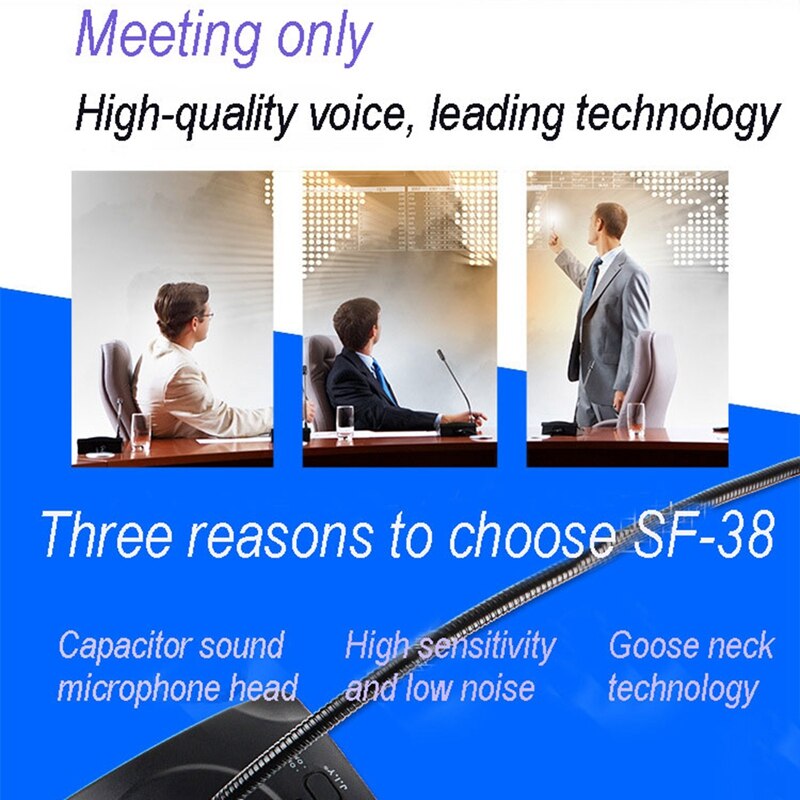 Condenser Wired Microphone 360° Adjust Freely Stud... – Grandado