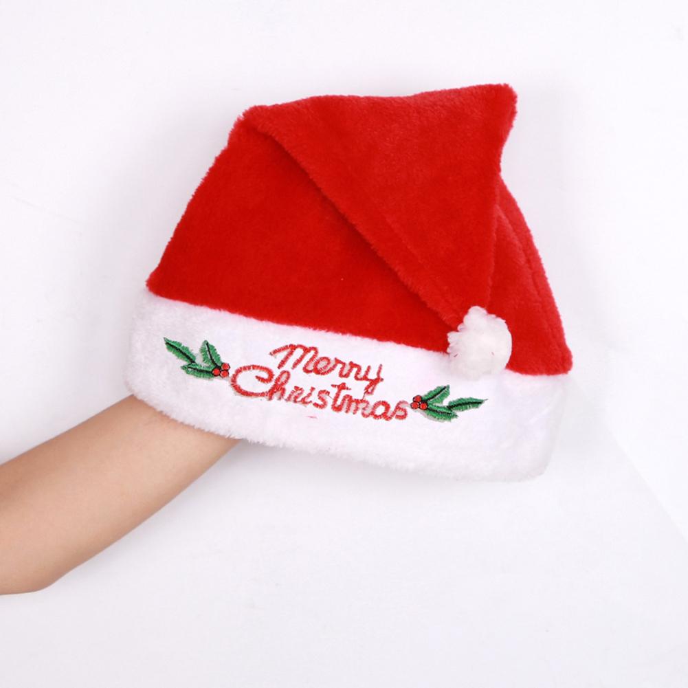 Christmas Hat Fashionable Soft Short Fluff Red Cap... – Grandado