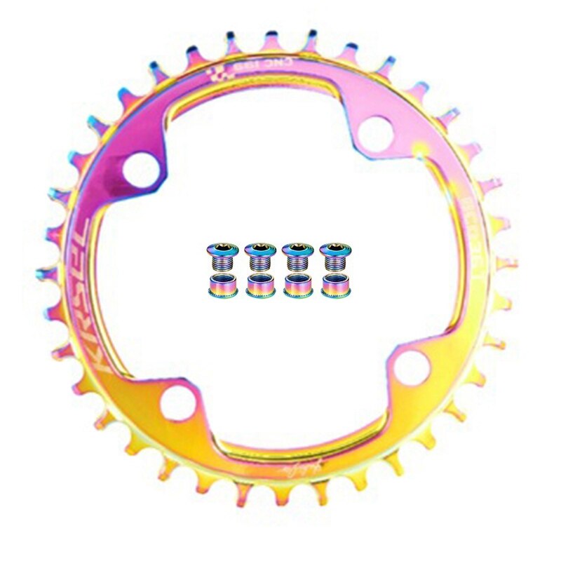 KRSEC Mountain Bike Crankset Rainbow Bicycle Chain... – Grandado