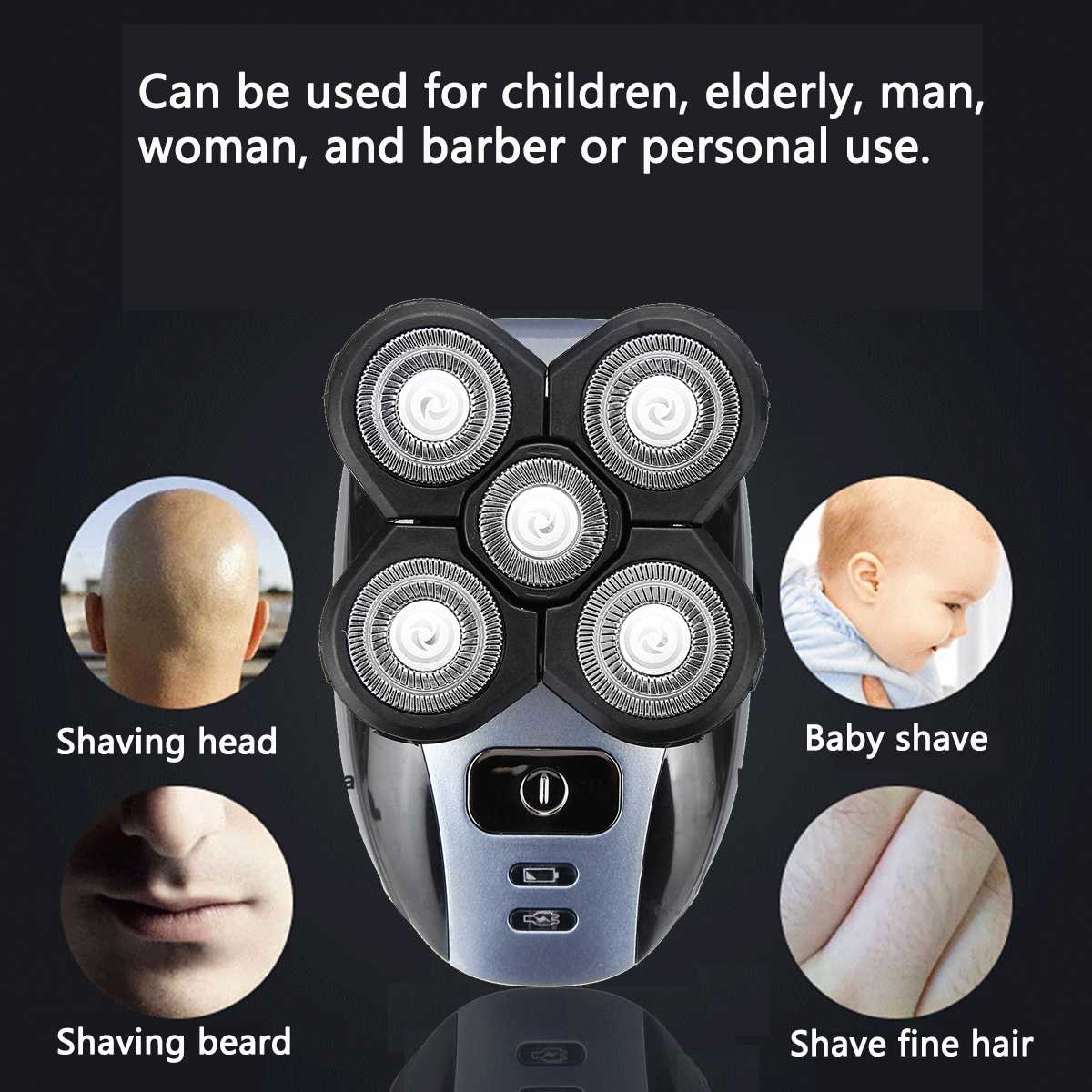 Electric for Men Bald Head Shaver 5 in 1 Electric ... – Grandado