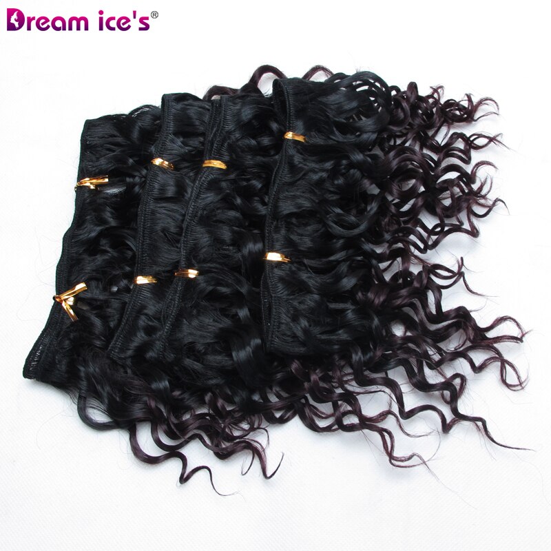 Synthetische Afro Kinky Krullend Water Wave Haar B... – Grandado