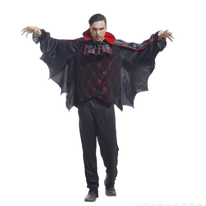 Adult Man Halloween Vampire Dracula Costumes Bat S... – Vicedeal