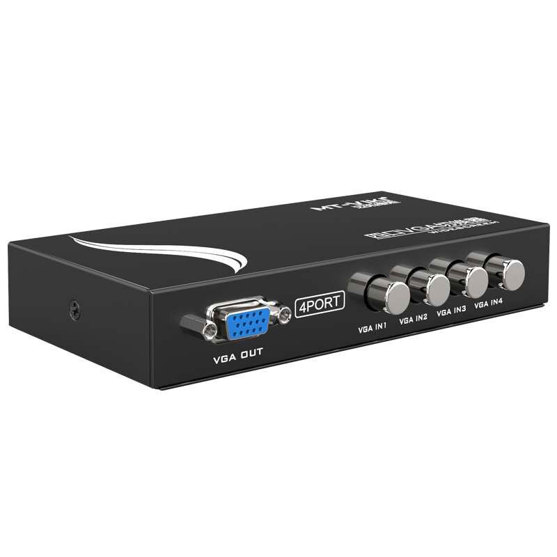 MT-15-4C 4 Port VGA Splitter Box 1 PC to 4 Monitor... – Grandado