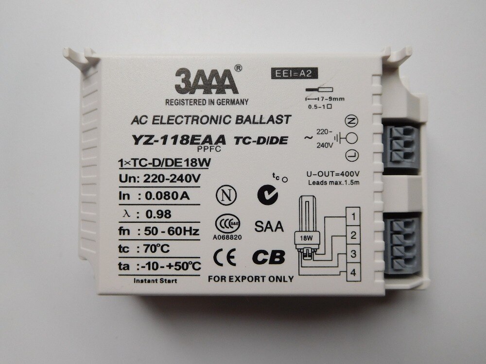 3AAA 18W 220-240V Instant Start AC Fluorescent Lam... – Vicedeal