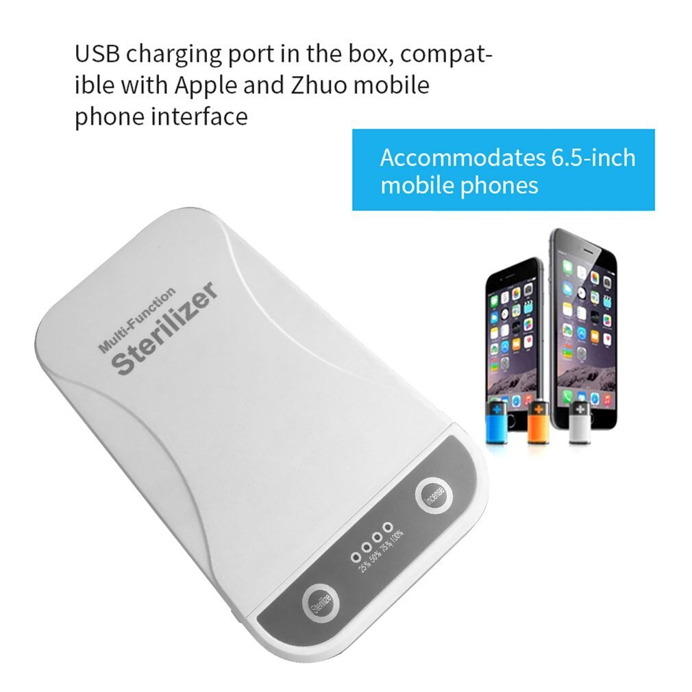 Quick UV Light Phone Sterilizer Box Jewelry Phones... – Grandado