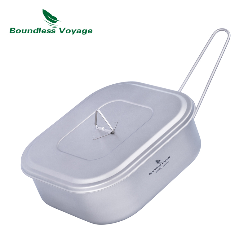 Grenzeloze Voyage Outdoor Titanium Mess Tin Met De... – Grandado