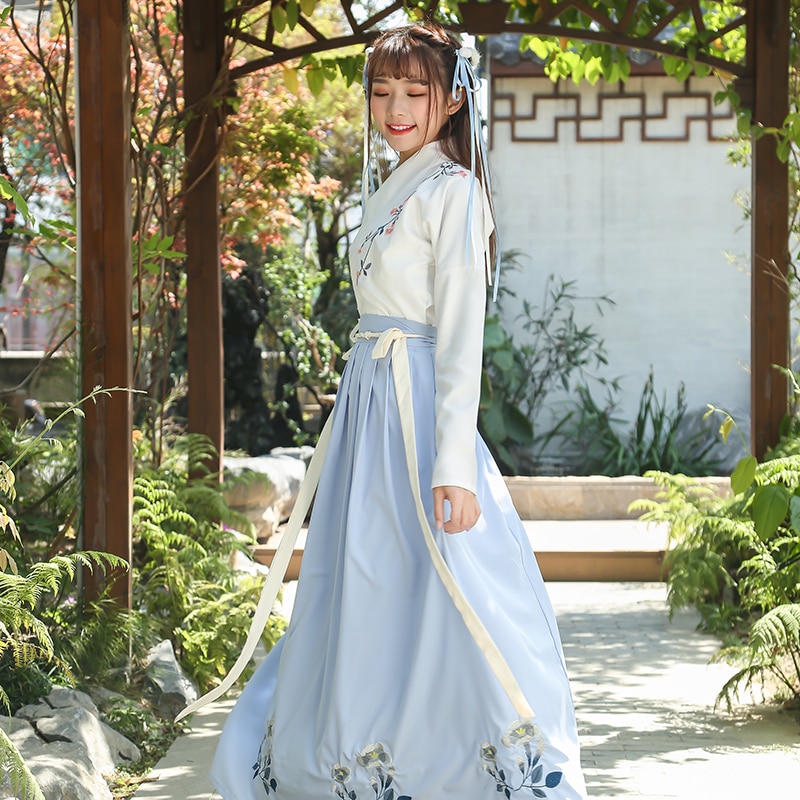 Chinese Folk Dance Hanfu Suit for Women Oriental D... – Grandado