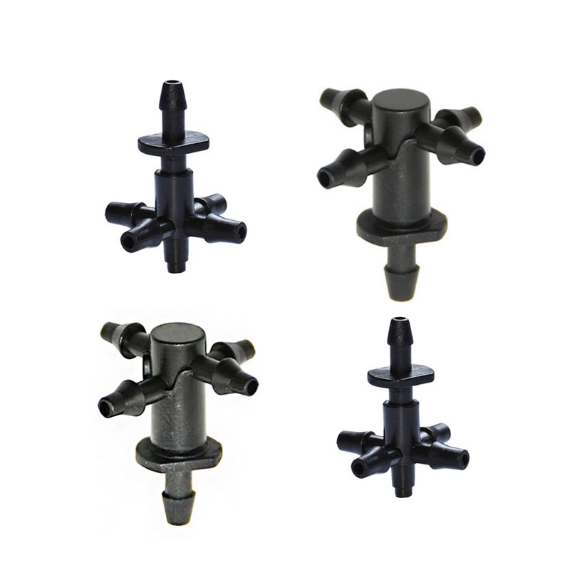 Drip irrigatie 4 way cross Connector 5 way water d... – Grandado
