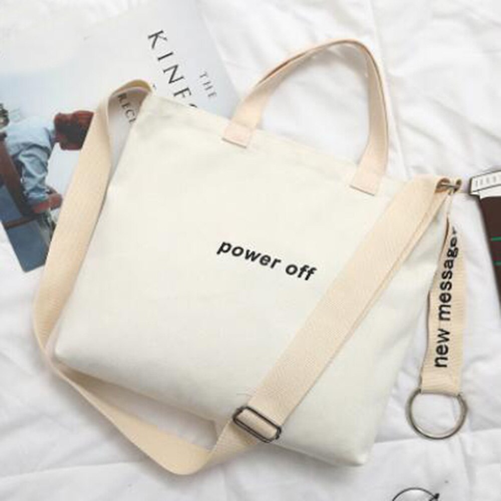 Simple Mode Canvas Schoudertas Schooltas Casual Cr... – Grandado