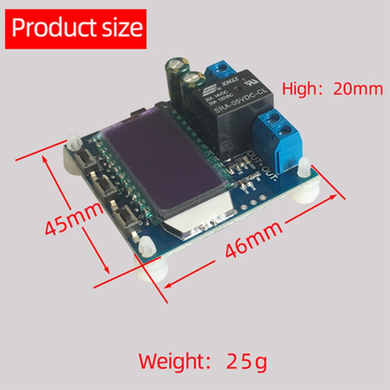 LCD Battery Charging Control Module DC Voltage Under-voltage Protector ...