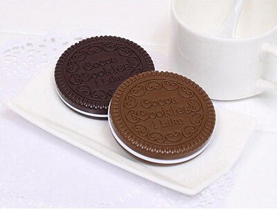 Mini Pocket Chocolate Cookie Biscuits Compact Mirr... – Grandado