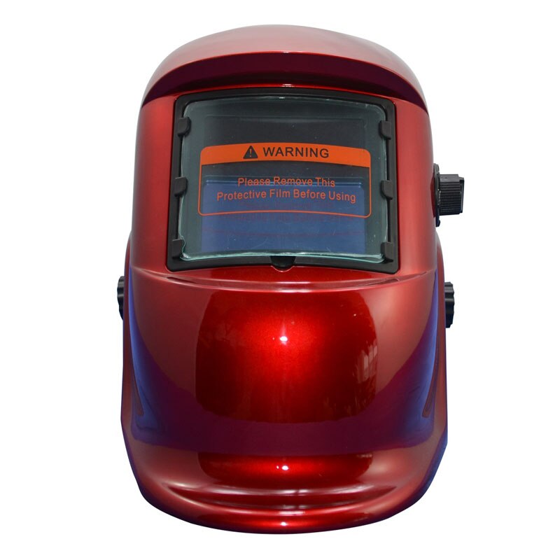 all red Welding helmet comfortable auto darkening ... – Vicedeal