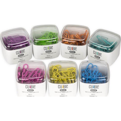 Mas Cubbie Paper Clip Color 28Mm Orange 1264T Pape... – Grandado