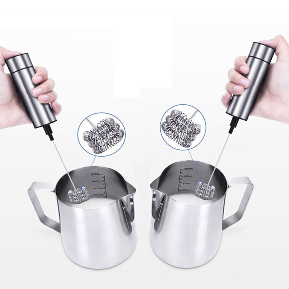 Stainless Steel Electric Milk Frother Three Layer ... – Grandado