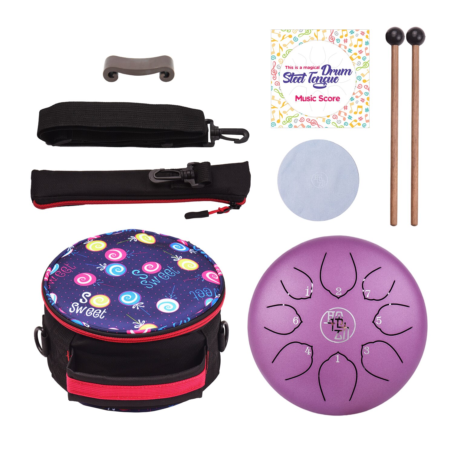 6 Inch Staal Tong Drum Handpan Drum 8-Opmerkingen ... – Grandado