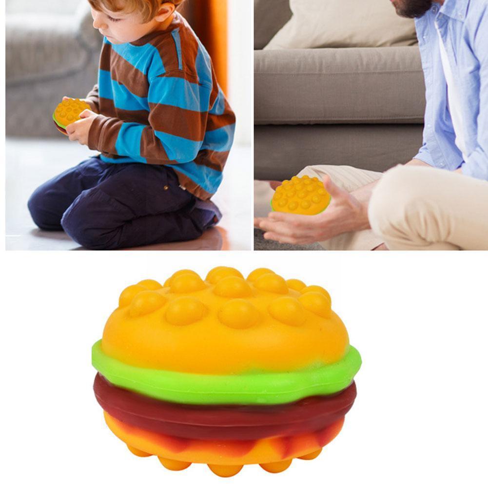 Burger Stress Ball 3d Squishy Hamburger Fidget Toy... – Grandado