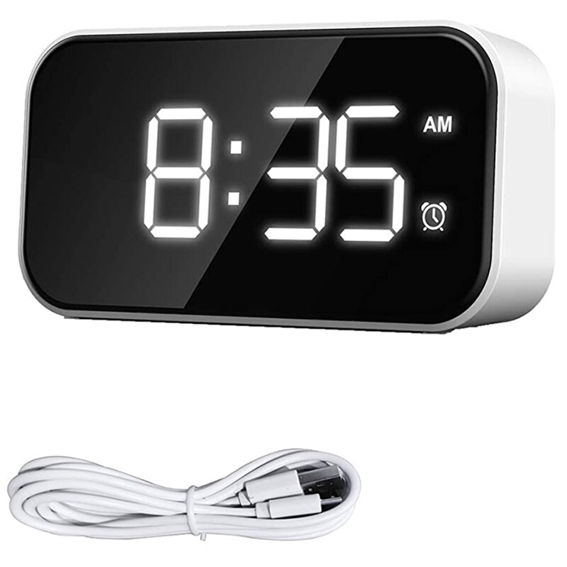 LED Alarm Clock with Simple Operation Easy Snooze ... – Grandado