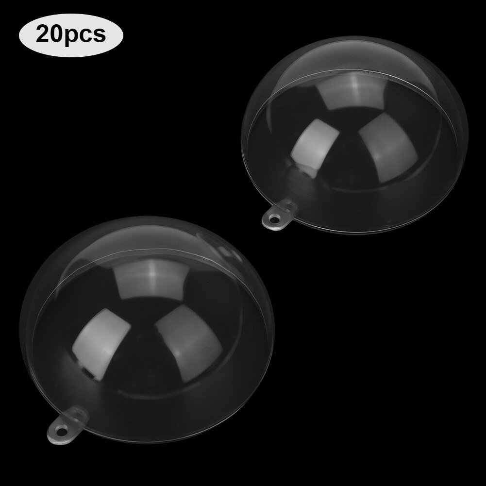 20 pièces boule en plastique transparent boules sp... – Grandado