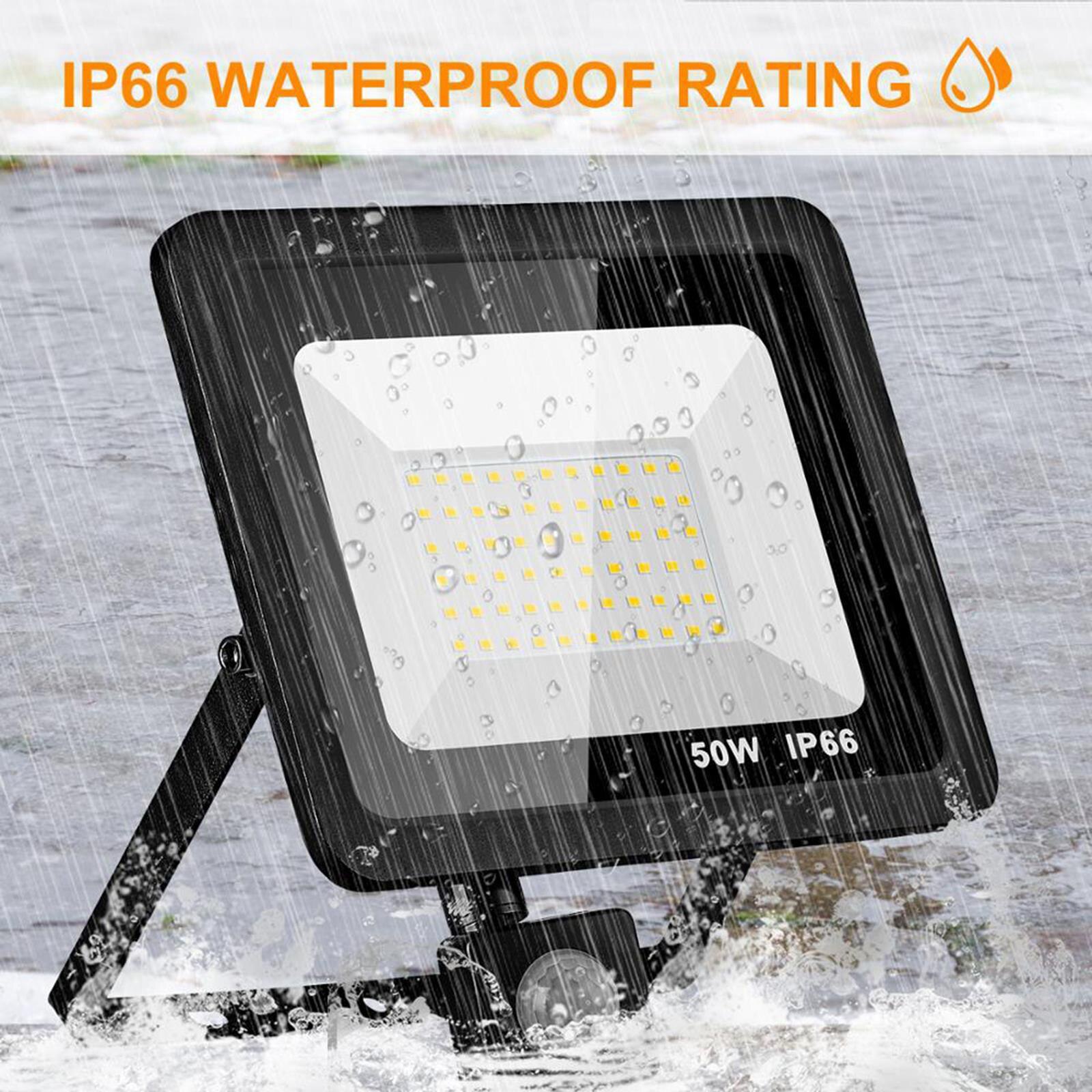 LED Floodlight Motion Sensor Outdoor Garden Yard P... – Grandado