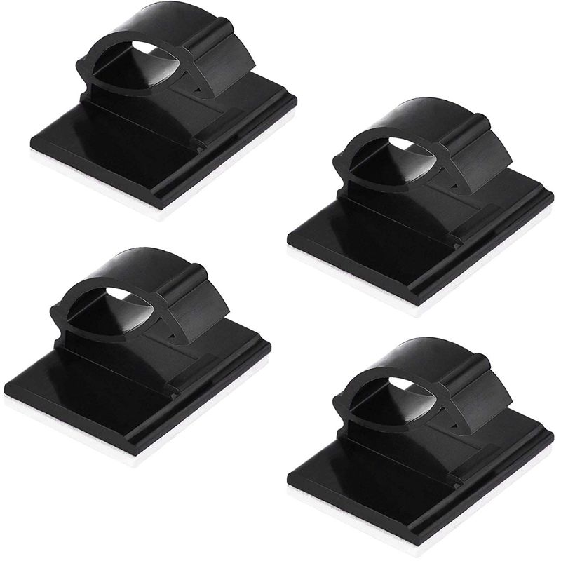 50 Pcs. Zelfklevende Kabel Klem Plastic Rechthoeki... – Grandado