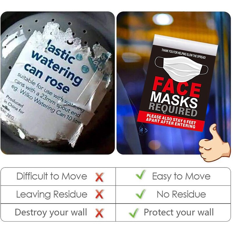 30PCS Face Mask Required Decals Stickers Social Di... – Vicedeal