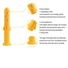 482pcs Wall Plug Assorted Raw Rawl Plugs With Tapp... – Grandado