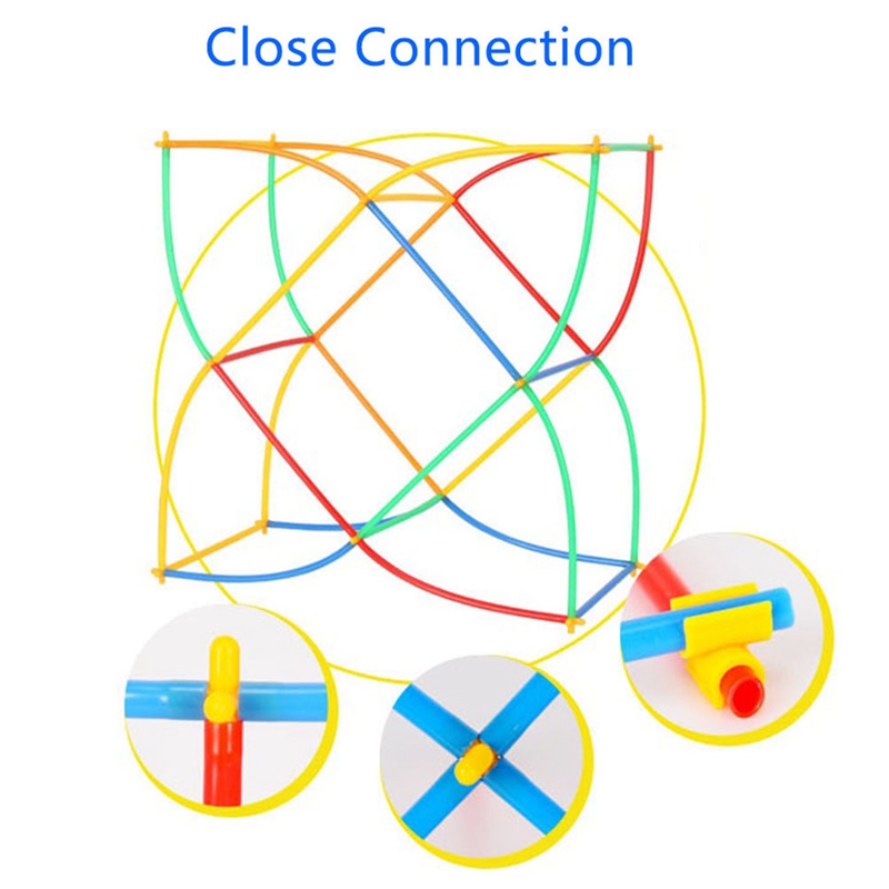 4D Space Straw Stitching Assembly Buliding Blocks ... – Grandado