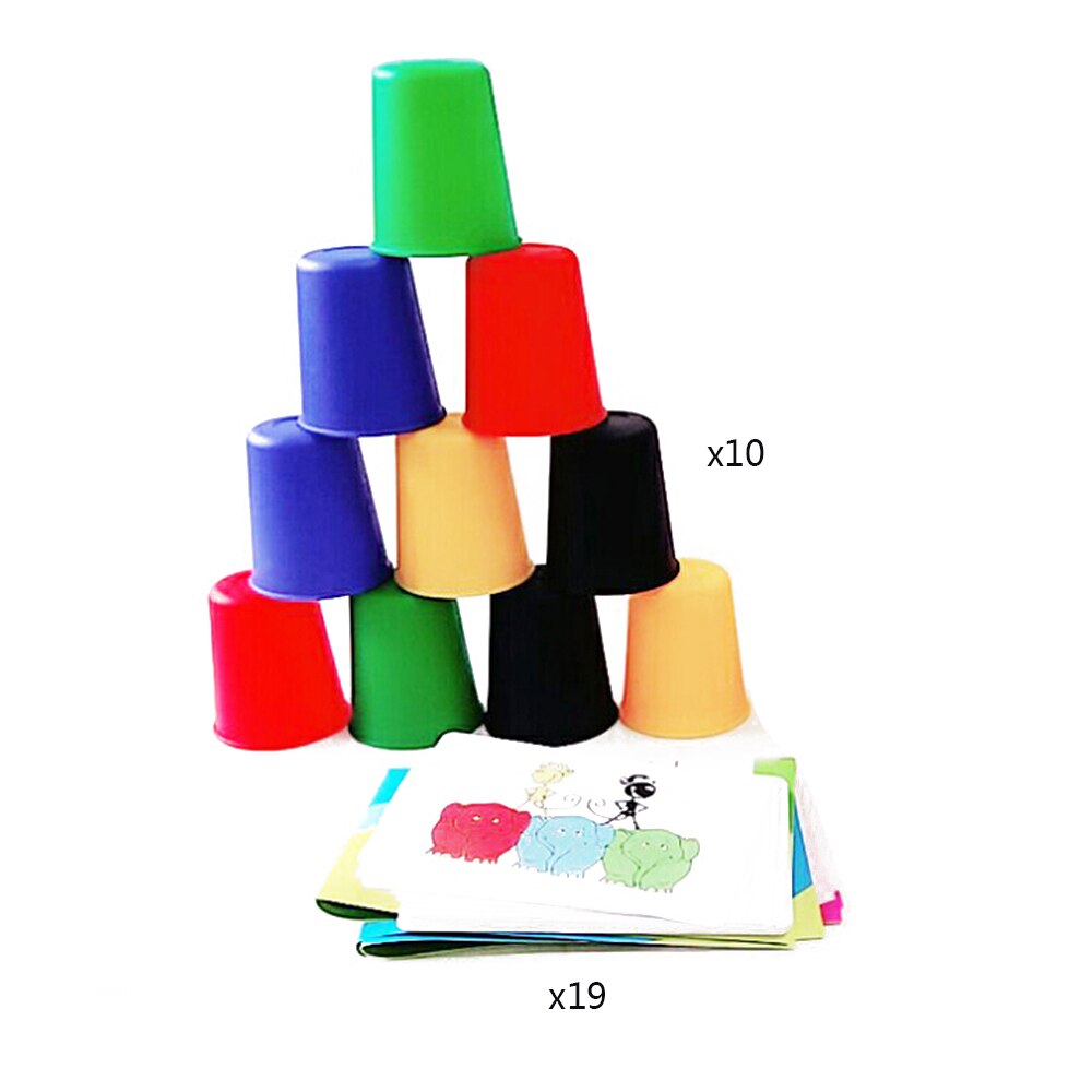 Classic Indoor Colorful Games Quick Hands Stacking... – Grandado