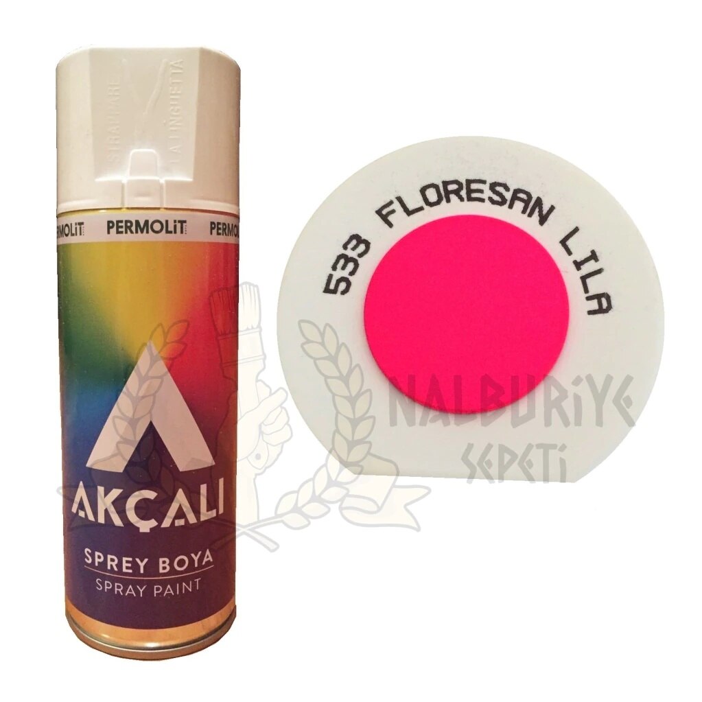 Akçalı FLUORESCENT LILA PINK Spray Paint 400ml - 5... – Grandado