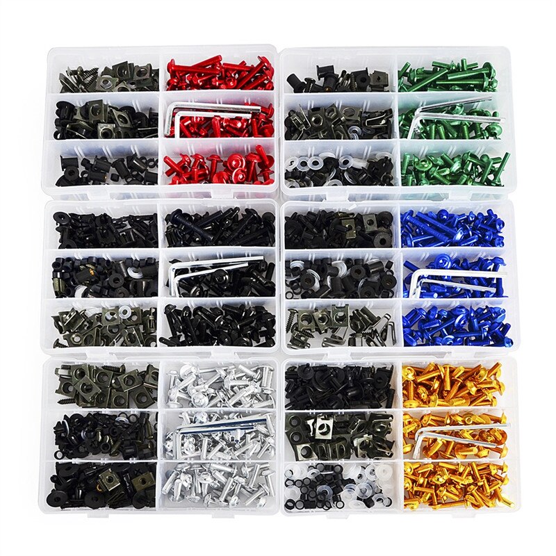 223Pcs Universal Motorcycle Voorruit Kuip Schroeve... – Grandado