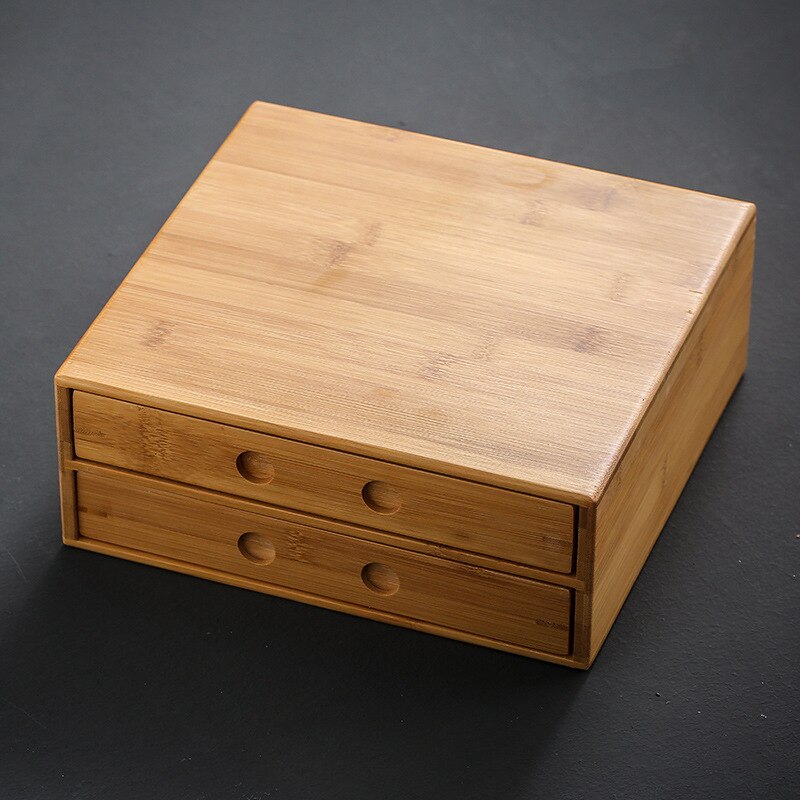 Bamboo pu er he Storage Cabinets Open Tea Awake Te... – Vicedeal
