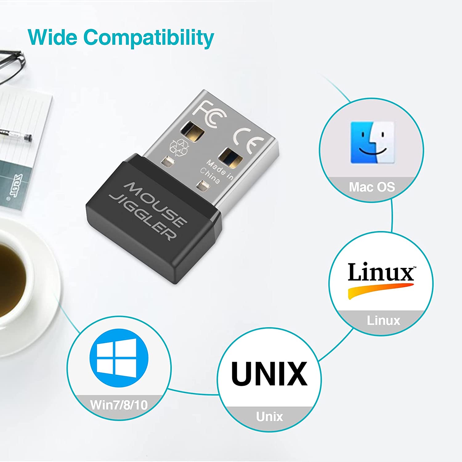 USB Mouse Jiggler,Undetectable Mouse Mover Automat... – Grandado